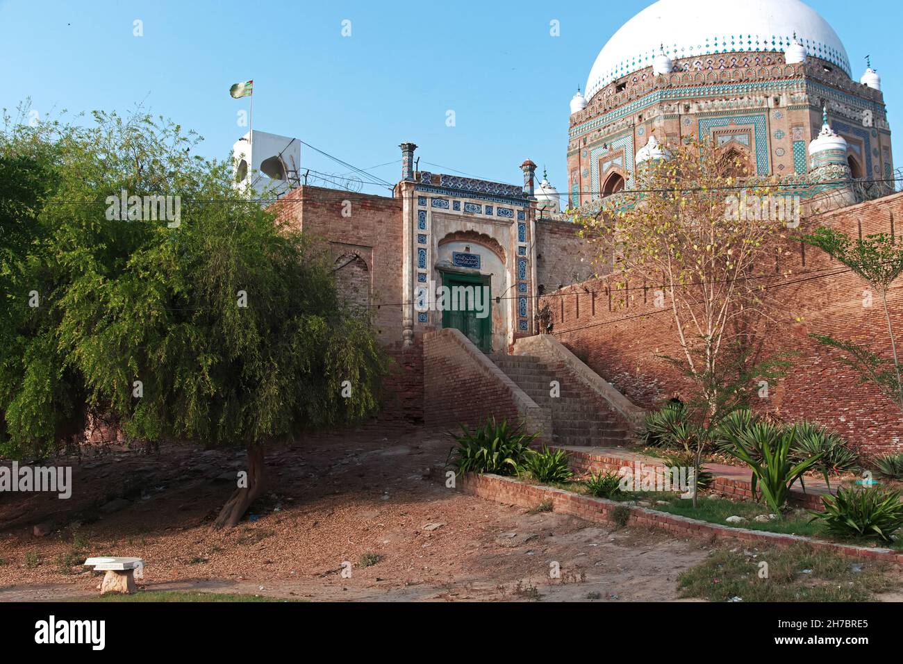 Tomb Shah Rukne Alam in Multan, Punjab province, Pakistan Stock Photo ...