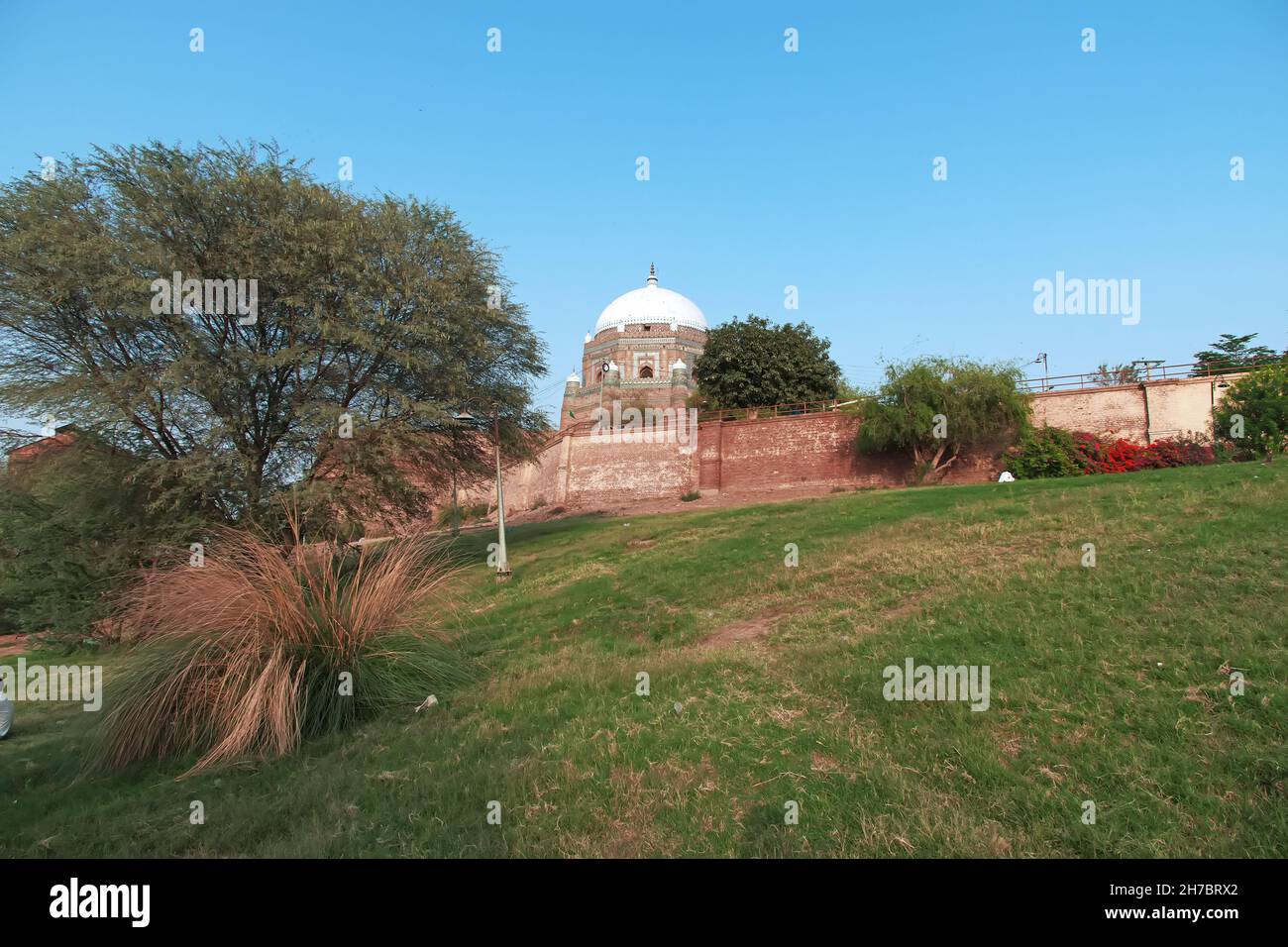 Tomb Shah Rukne Alam in Multan, Punjab province, Pakistan Stock Photo ...