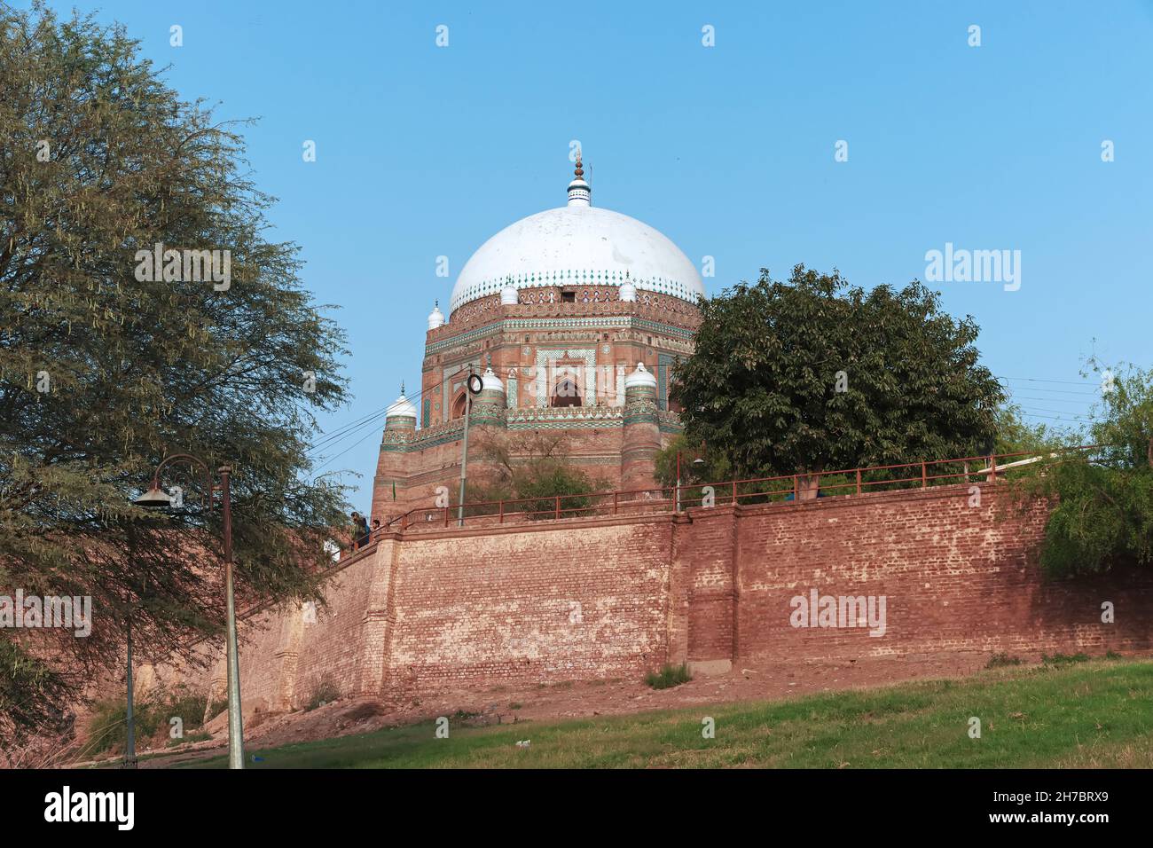 Tomb Shah Rukne Alam in Multan, Punjab province, Pakistan Stock Photo ...