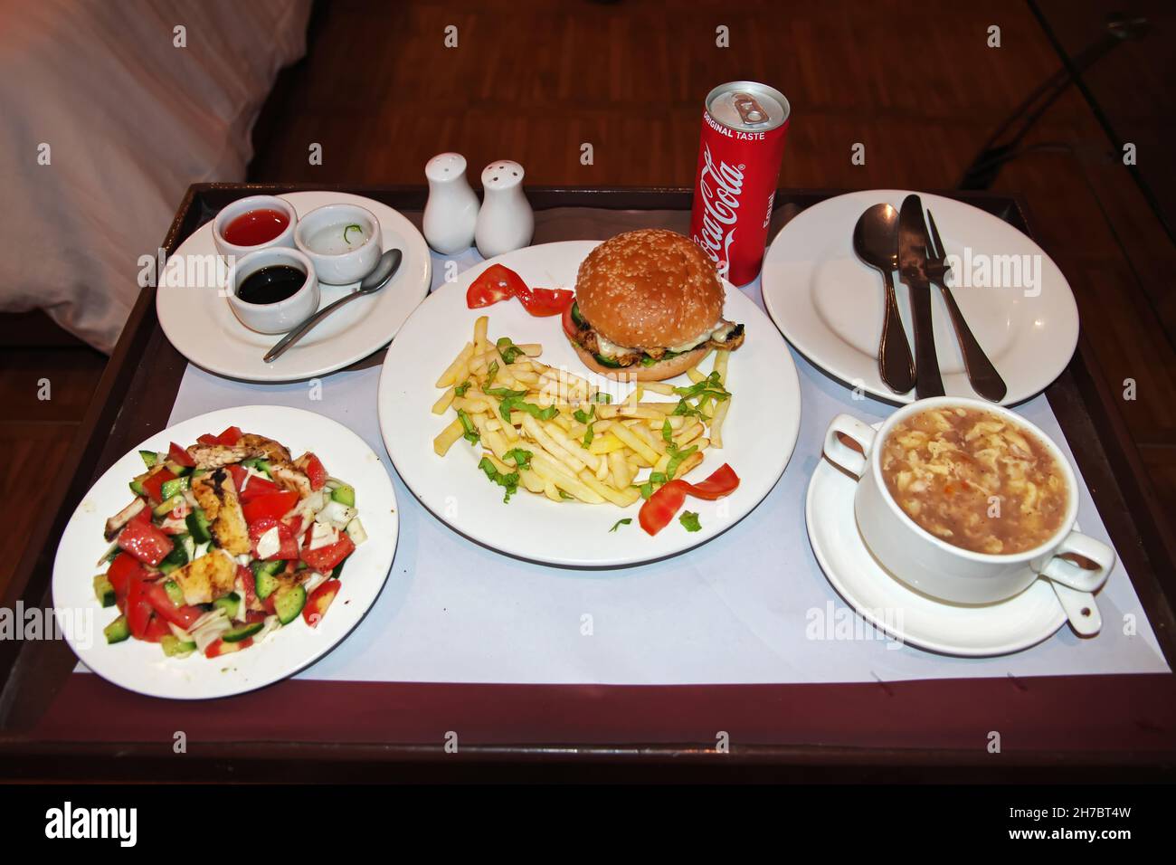 Table with national food in Pakistan Stock Photo - Alamy
