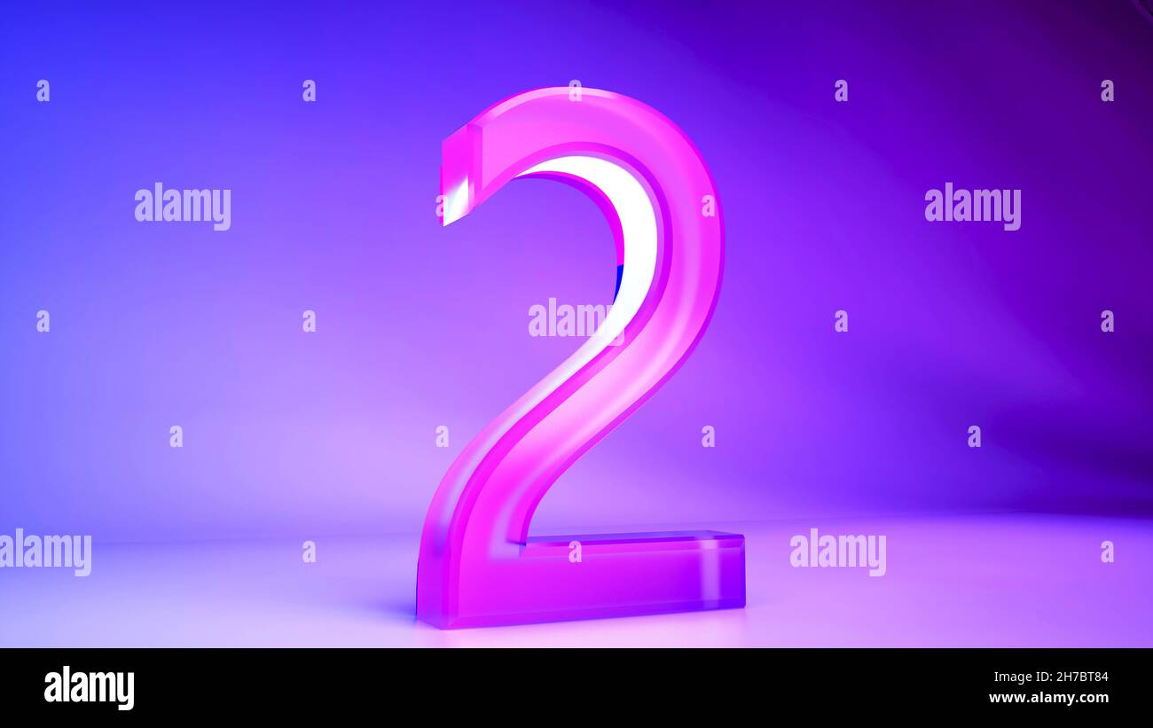 3d rendering effect number 2 Stock Photo - Alamy