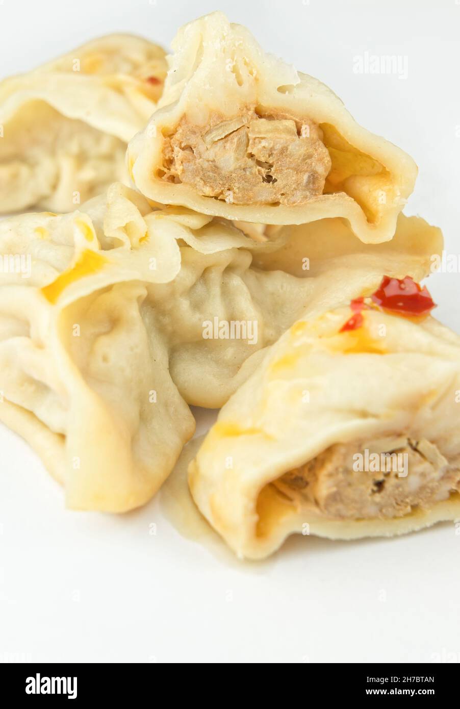 Chinese teamed dumplings Stock Photo - Alamy