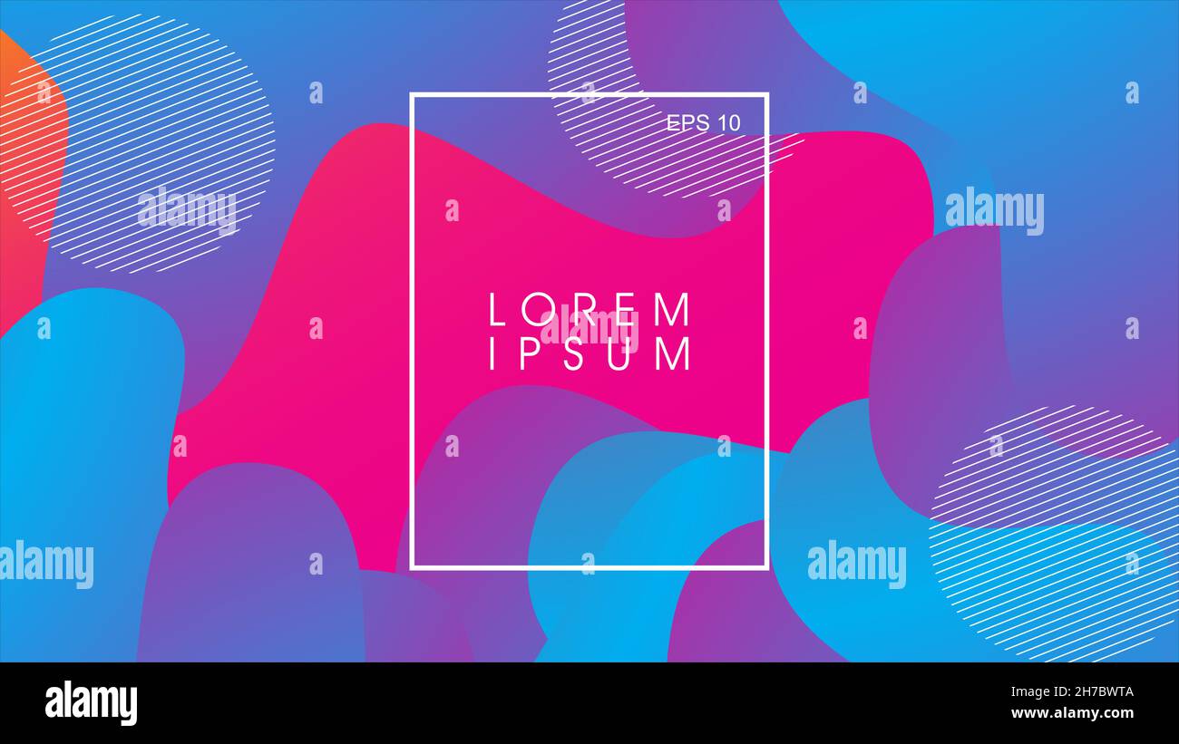 Vector abstract background with expressive purple wave motion flow ...