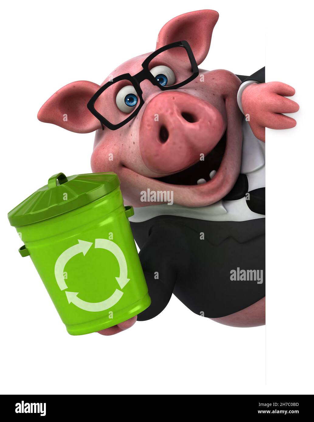 Pig with dustbin hi-res stock photography and images - Alamy