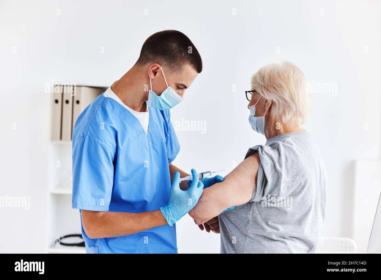 patient at the doctor's and nurse's appointments checkup Stock Photo ...