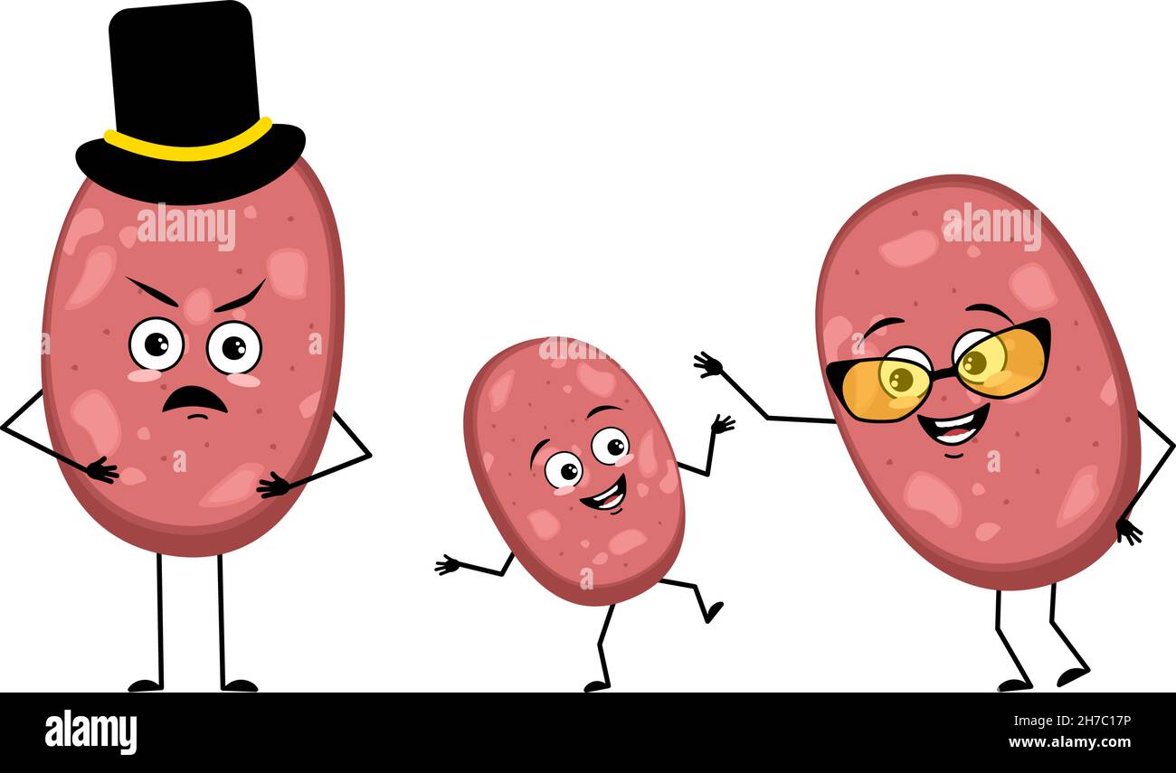 Happy snack family Stock Vector Images - Alamy