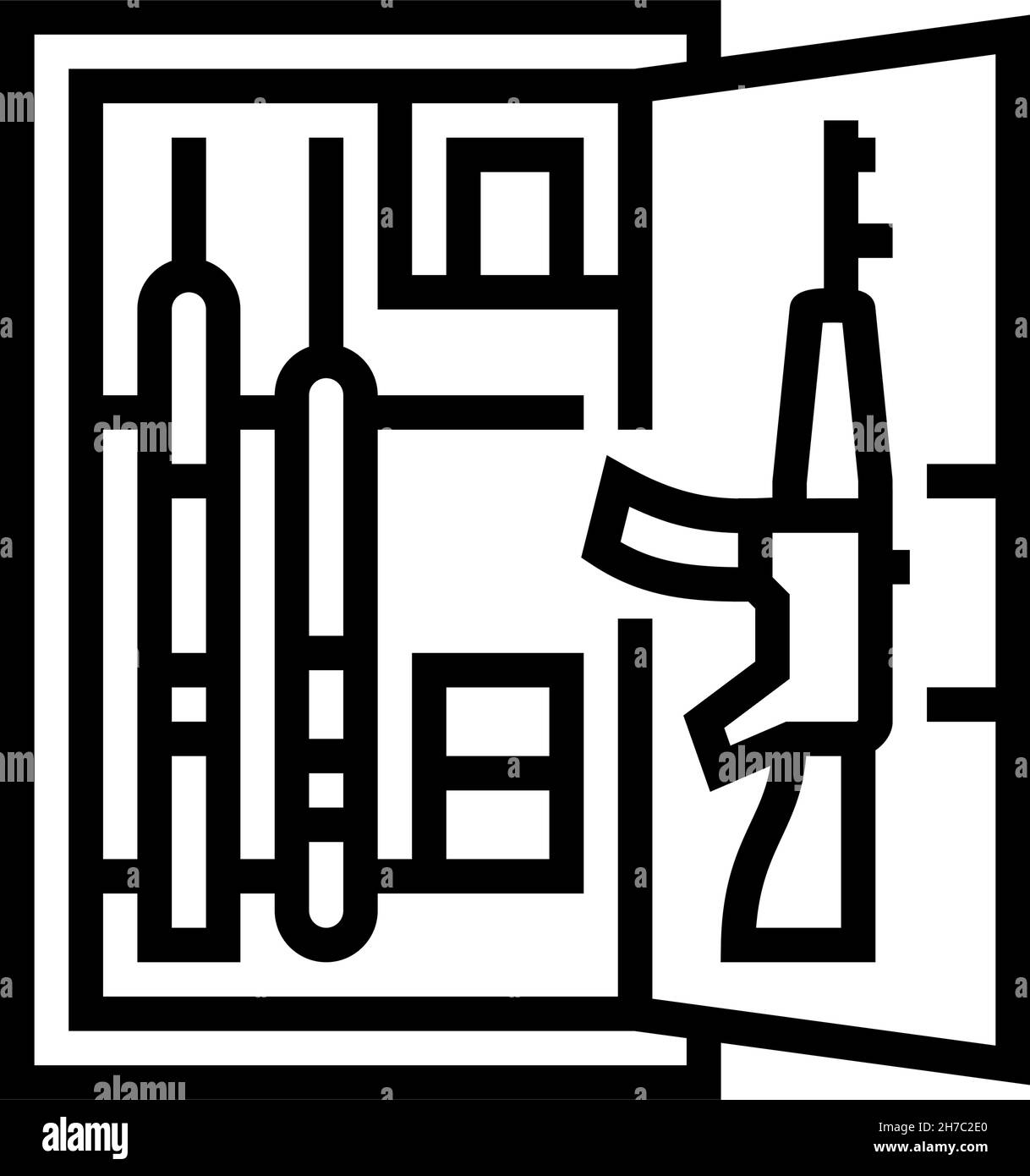 Fire cabinet Black and White Stock Photos & Images - Alamy