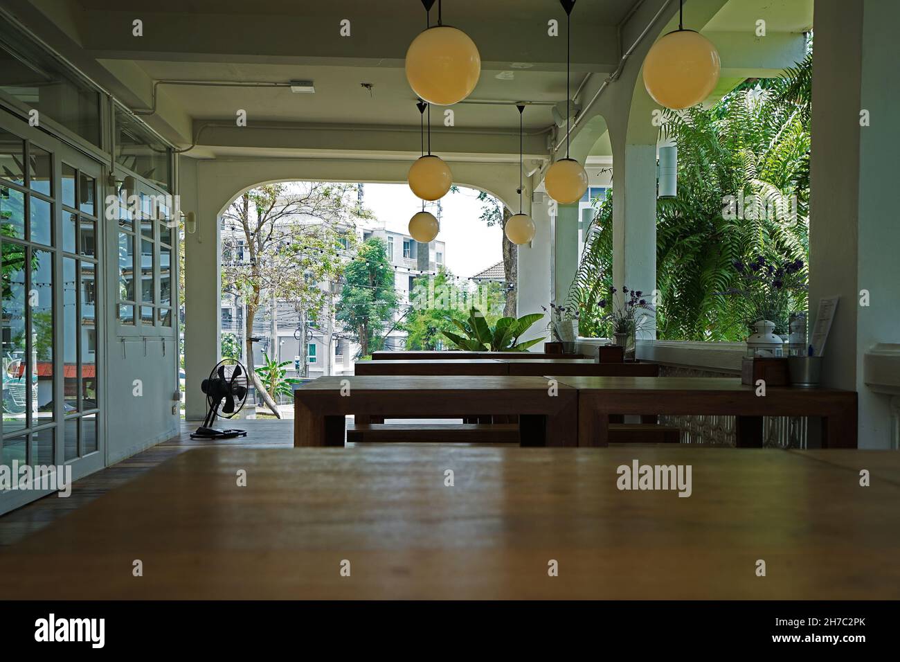 Interior design and decoration of local coffee cafe and restaurant ...