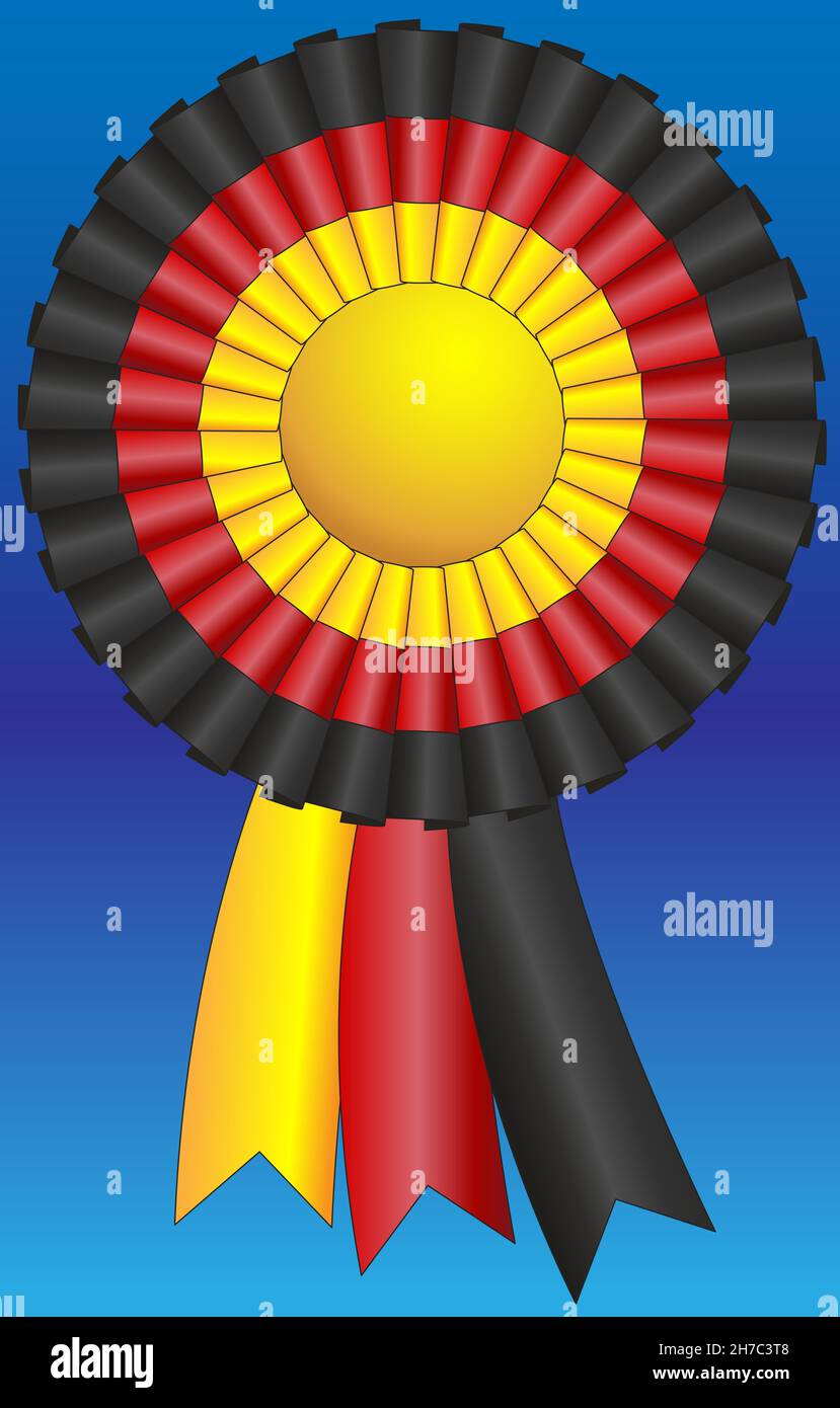 German tricolor cockade, Germany, vector illustration Stock Vector ...