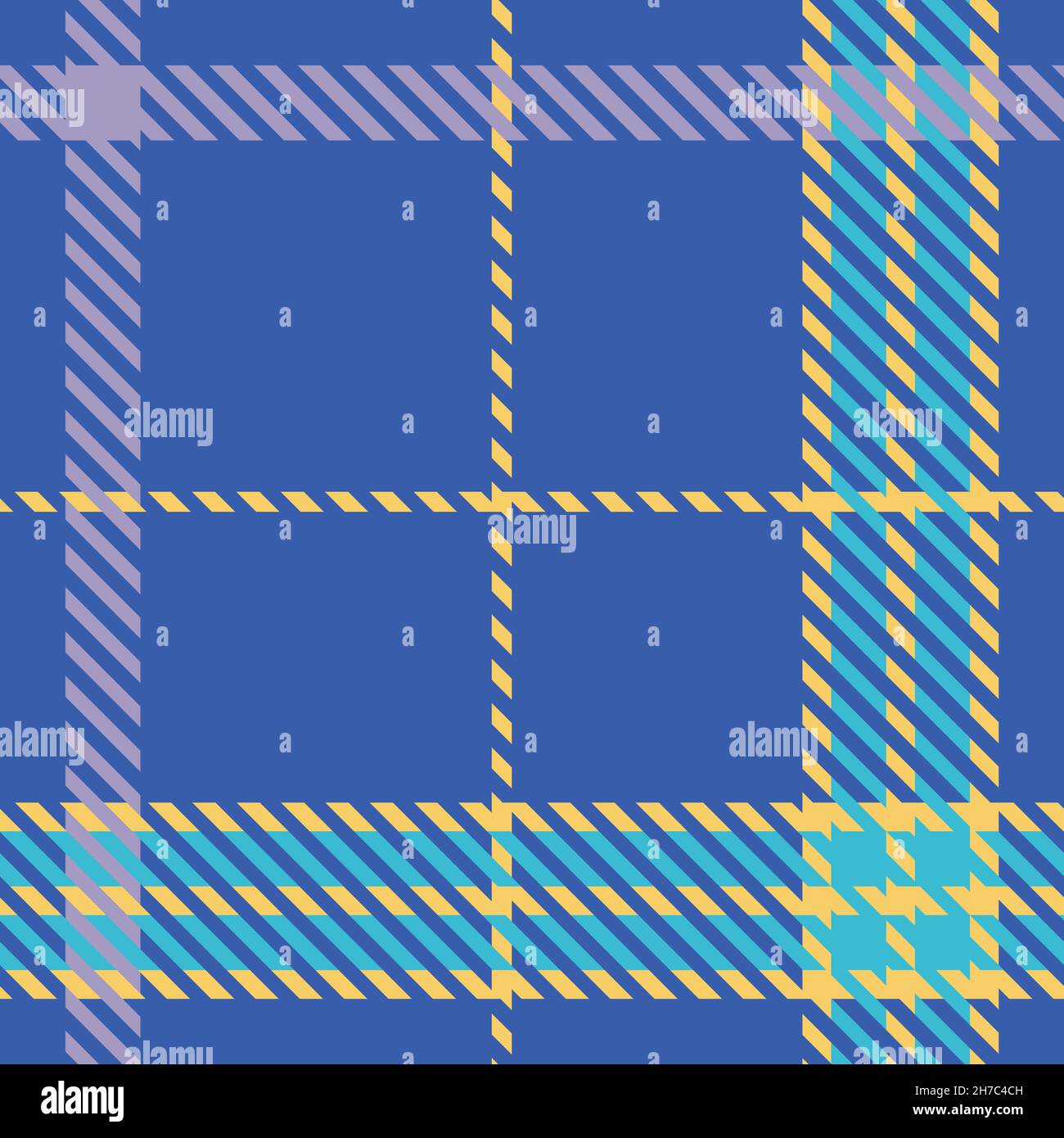 Spring fresh seamless plaid vector pattern. Gingham bright color ...