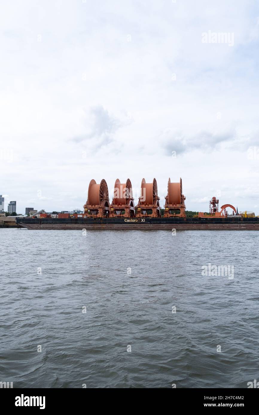 Netherlands, Rotterdam, summer 2020. Illustration of daily life in ...