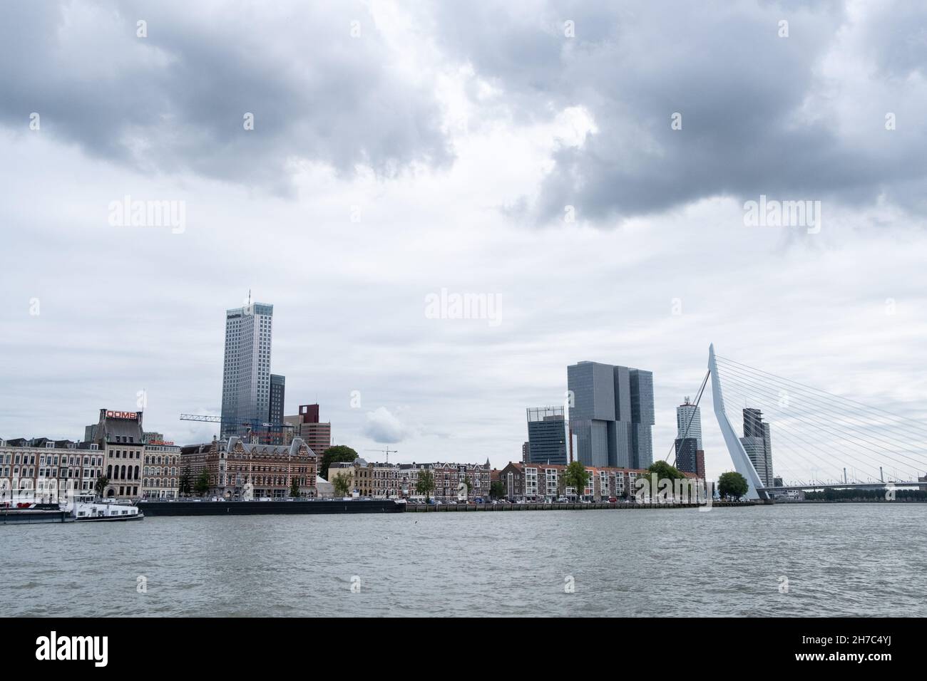 Netherlands, Rotterdam, summer 2020. Illustration of daily life in ...