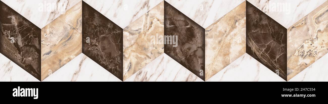 Experience the allure of geometric design with stone marble and ceramic ...