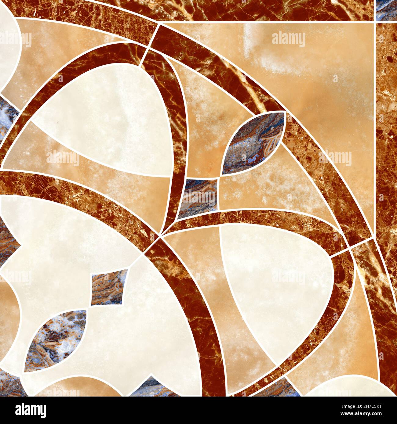 Experience the allure of geometric design with stone marble and ceramic ...