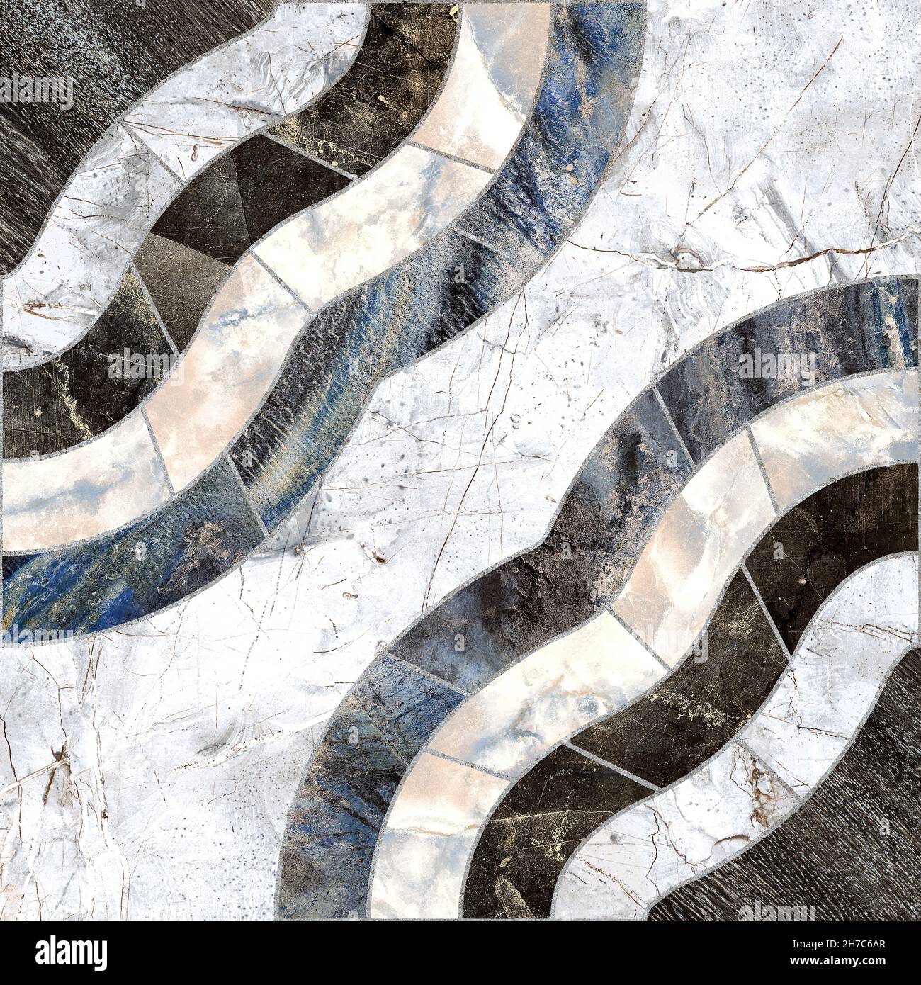 Experience the allure of geometric design with stone marble and ceramic ...