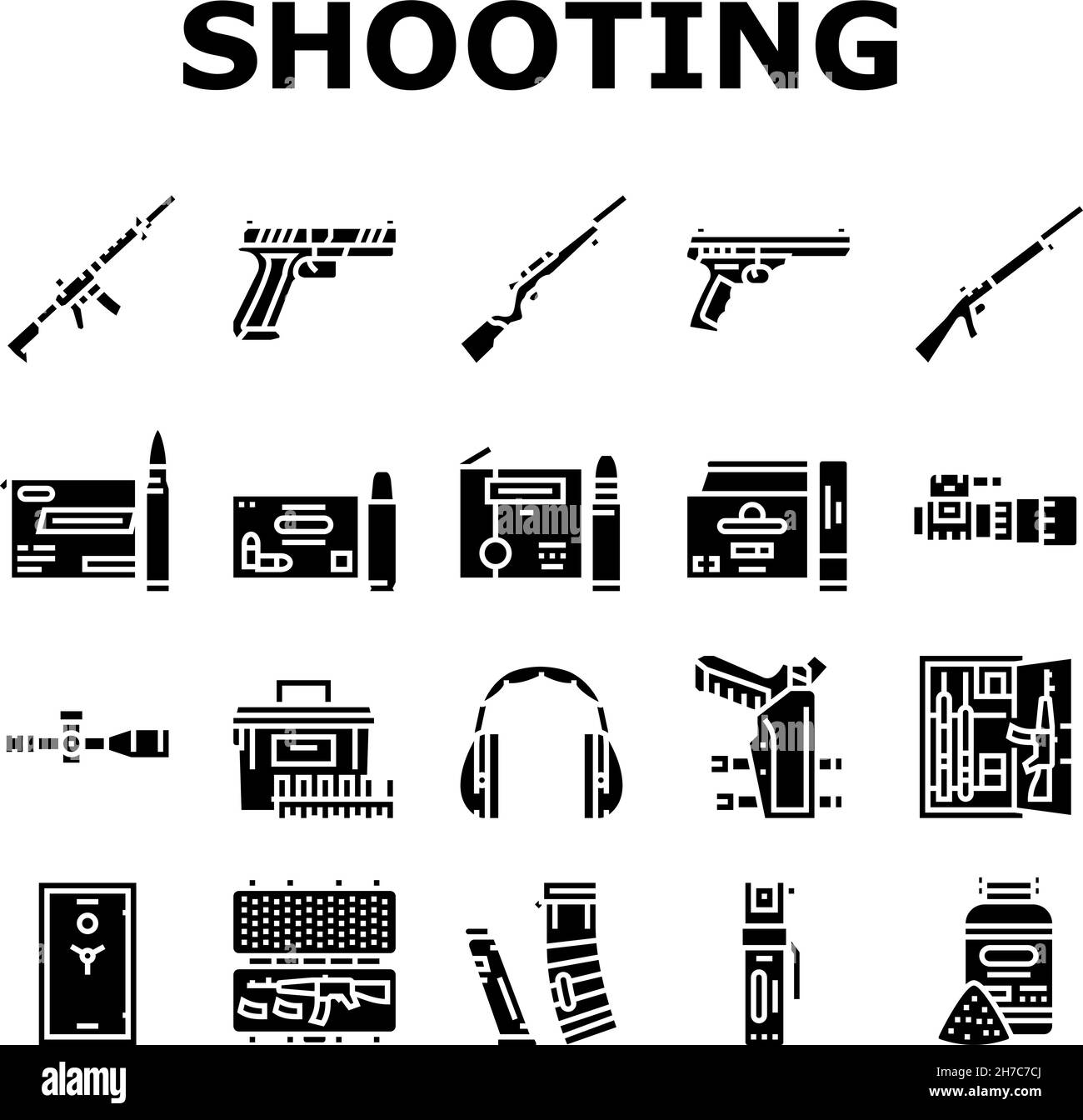 Rifle accessories Black and White Stock Photos & Images - Alamy