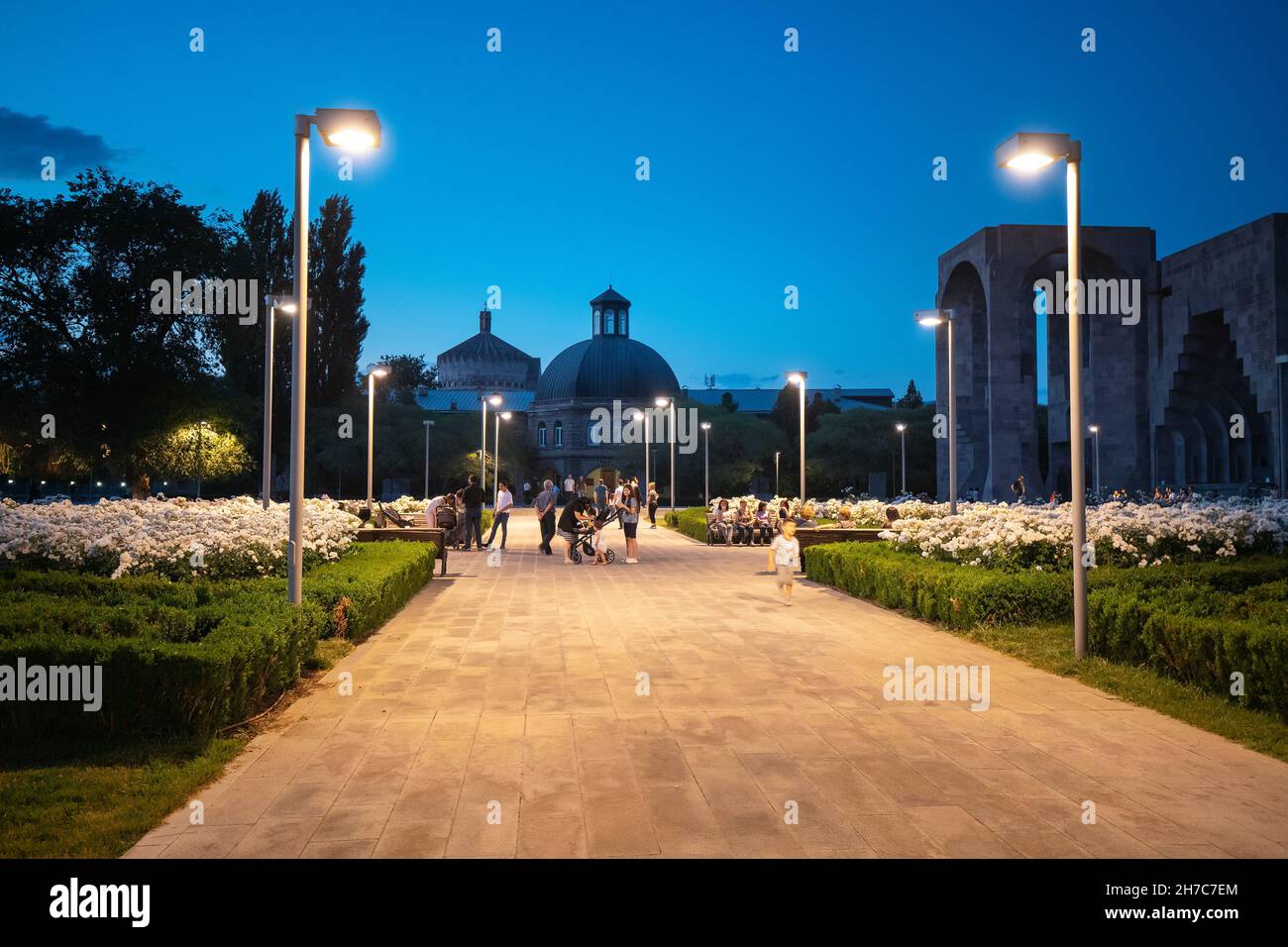 30 May 2021, Vagharshapat, Armenia: famous complex of Etchmiadzin ...