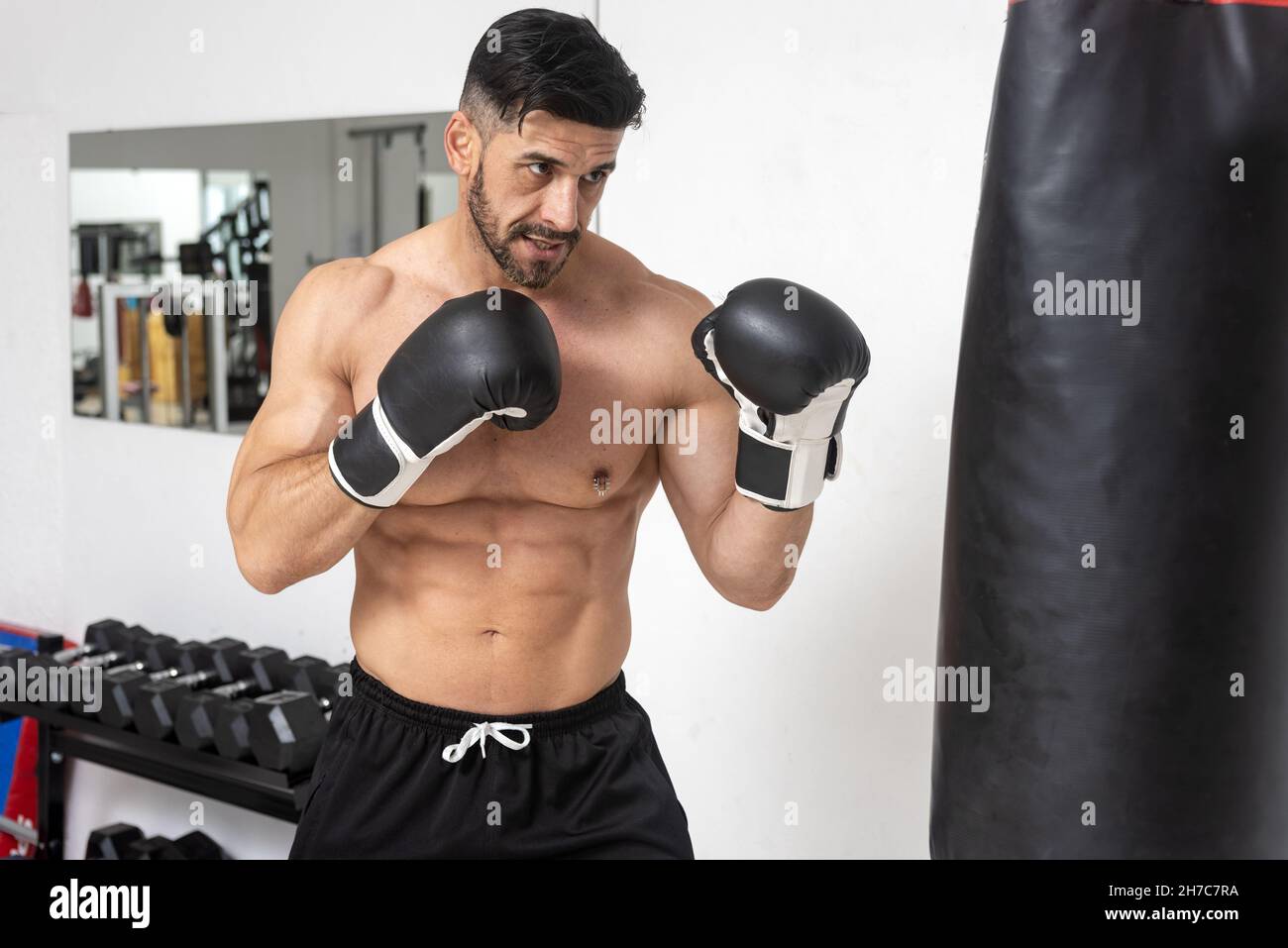 Professional photoshoot of an athlete while training Stock Photo - Alamy