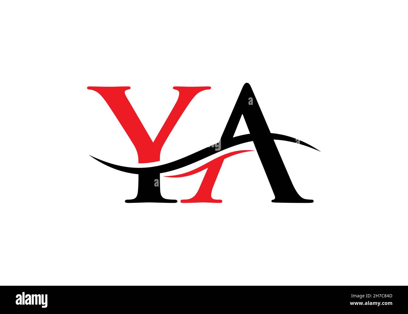 Modern YA Logo Design for business and company identity. Creative YA ... Modern YA Logo Design for business and company identity. Creative YA ...