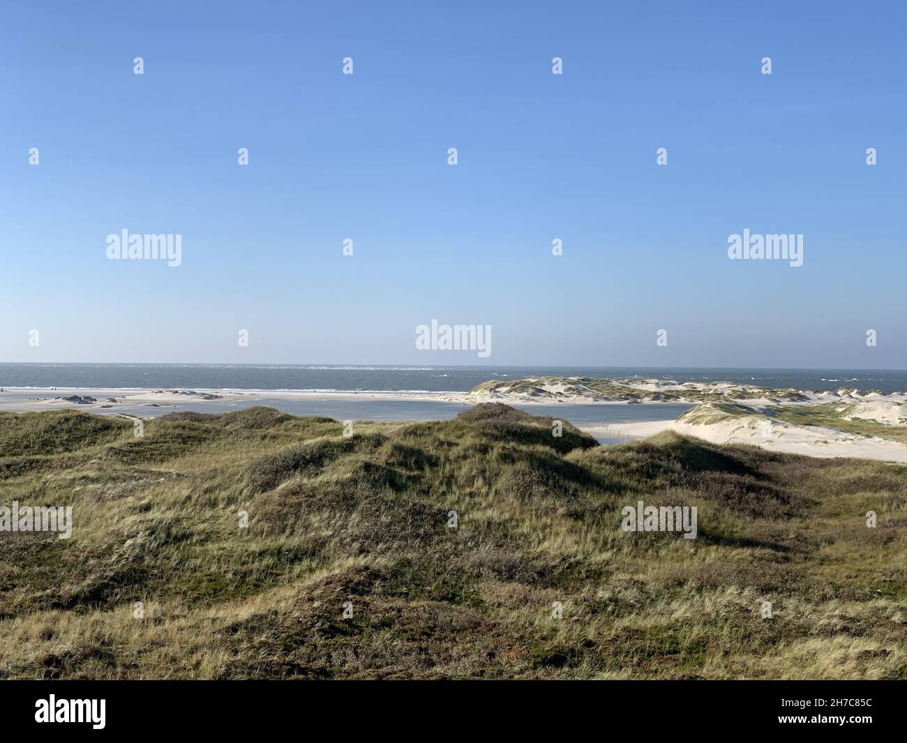 Aerial view of the Island of Amrum, Germany Stock Photo - Alamy