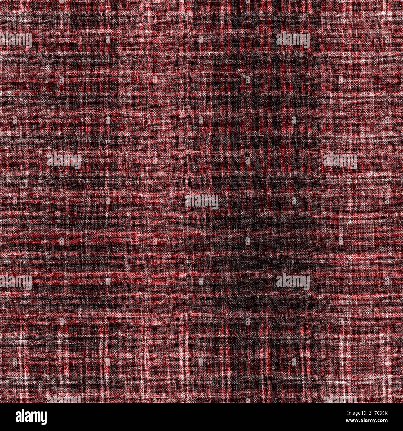 Retro red black buffalo plaid check seamless pattern. Traditional ...