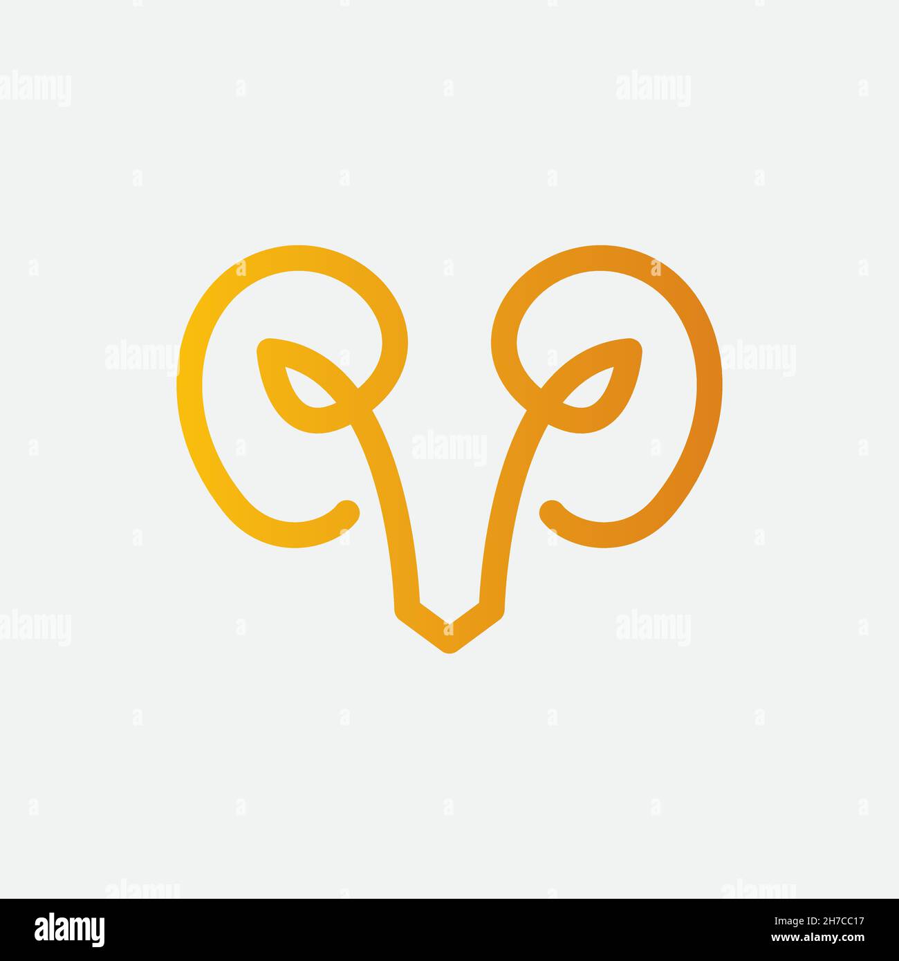 Ram head vector hi-res stock photography and images - Alamy
