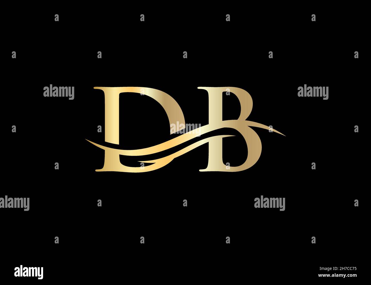 DB logo design. Initial DB letter logo vector. Swoosh letter DB logo ... DB logo design. Initial DB letter logo vector. Swoosh letter DB logo ...