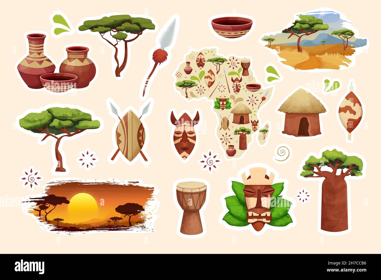 On rural roof Stock Vector Images - Alamy