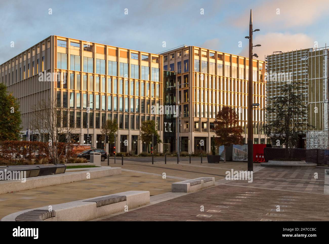 New City Hall Keel Square, Sunderland in the morning light Stock Photo ...