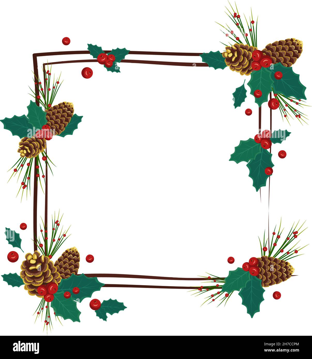 Cone of tree Stock Vector Images - Alamy