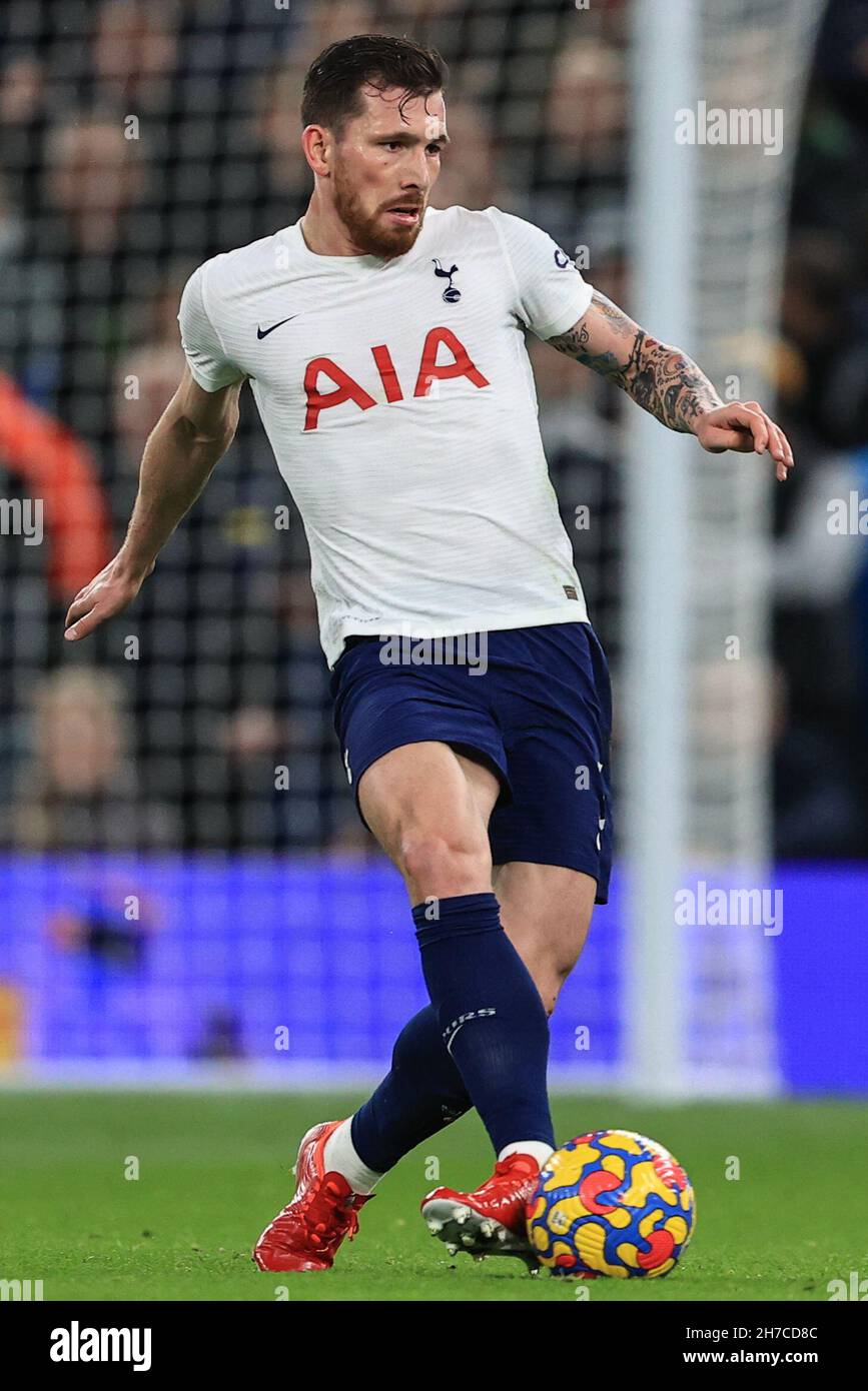 Pierre-Emile Hojbjerg #5 of Tottenham Hotspur in action during the game ...