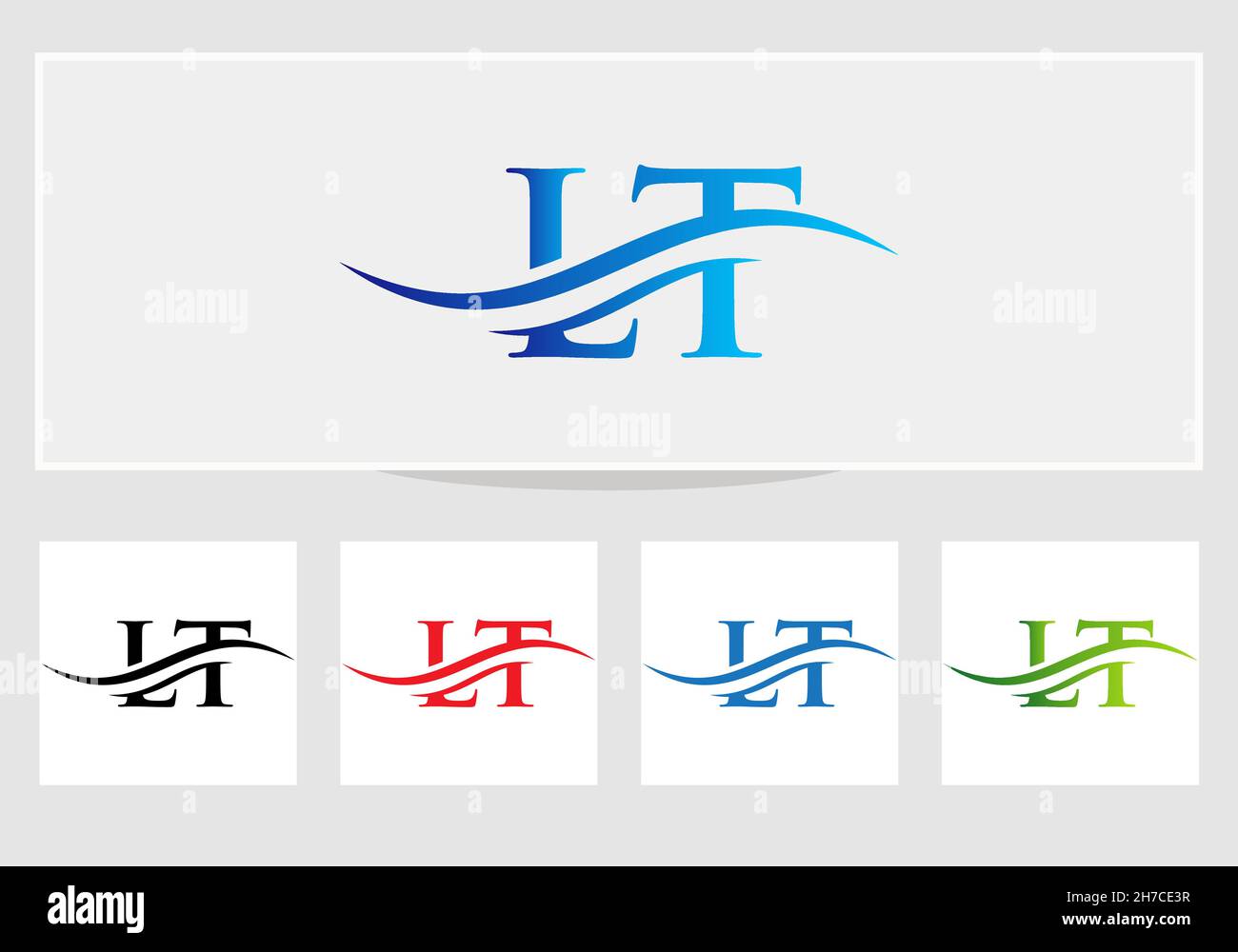 Creative LT letter with luxury concept. Modern LT Logo Design for ...