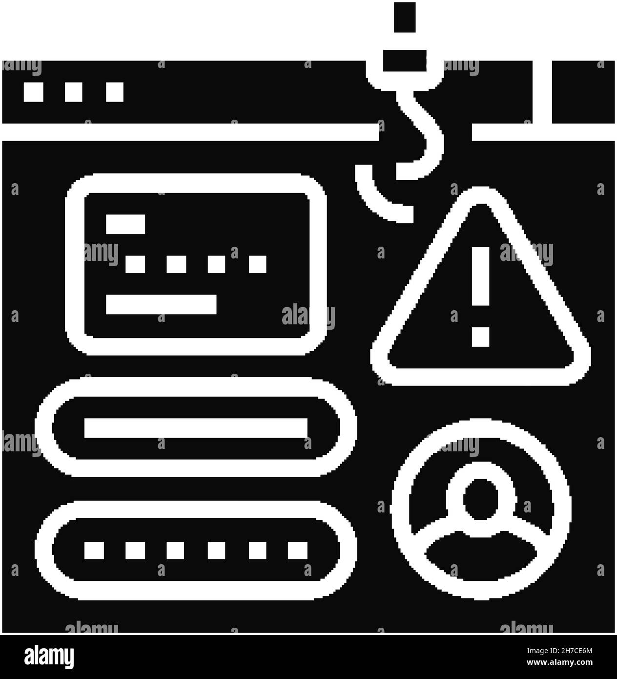 phishing attacks glyph icon vector illustration Stock Vector Image ... phishing attacks glyph icon vector illustration Stock Vector Image ...