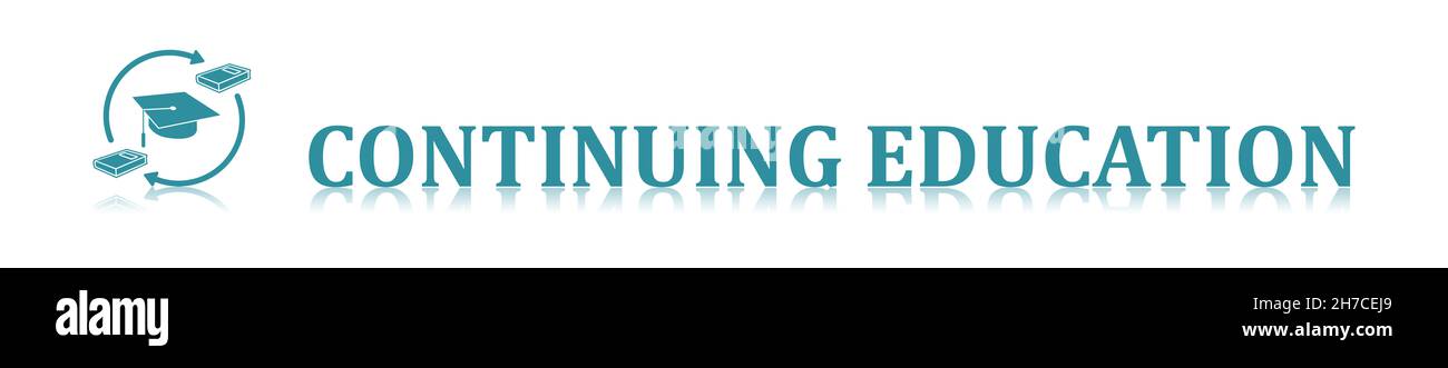 Illustration of a continuing education concept Stock Photo - Alamy