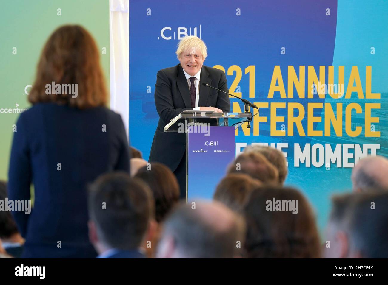Boris johnson cbi conference hi-res stock photography and images - Alamy