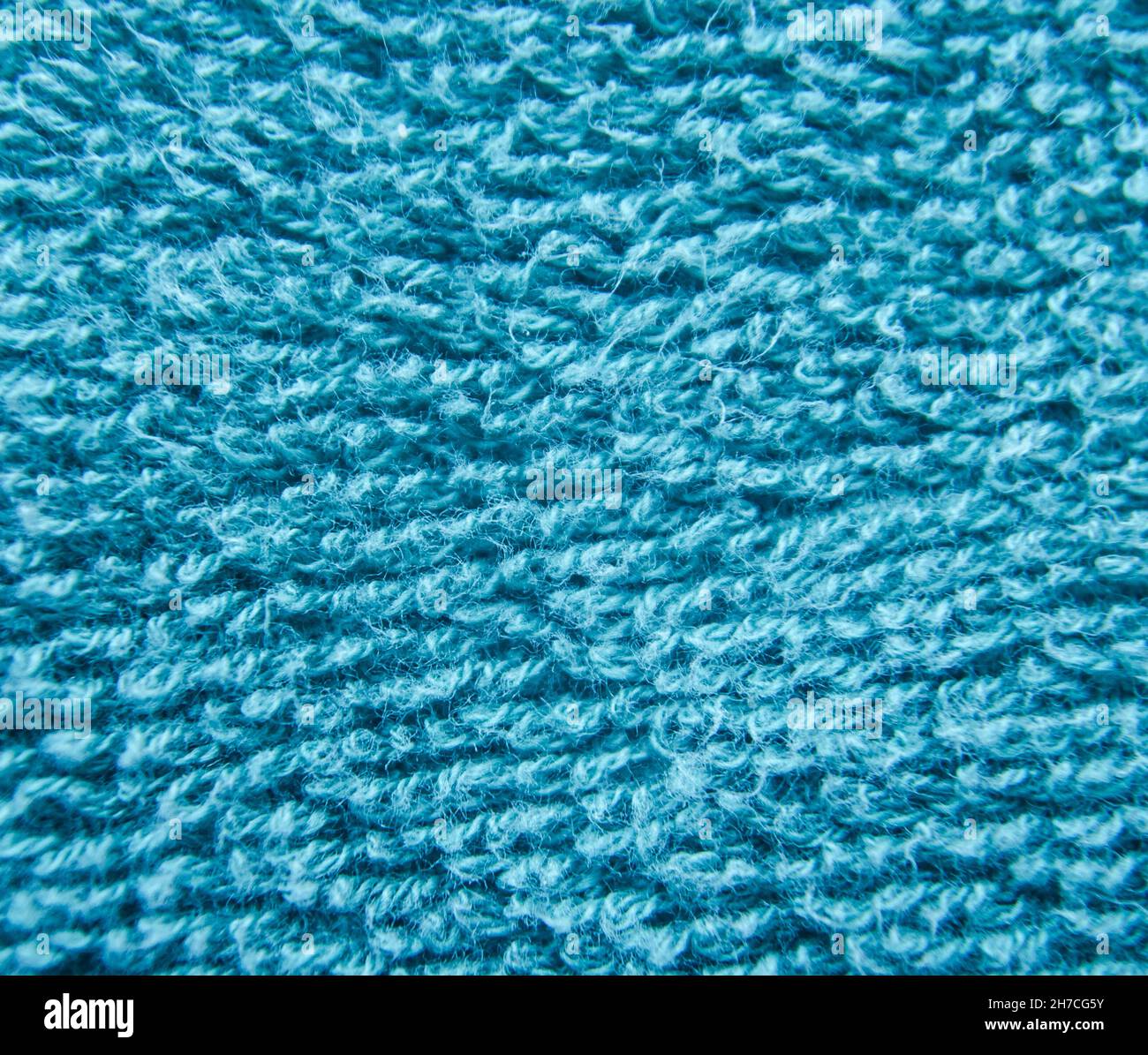 Blue fluffy cloth texture, macro view abstract background Stock Photo ...