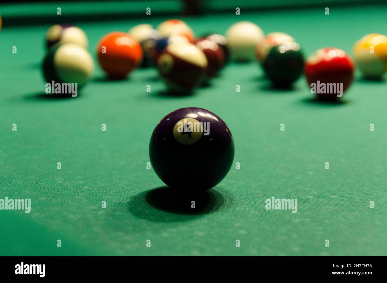 Four billiard balls hi-res stock photography and images - Alamy