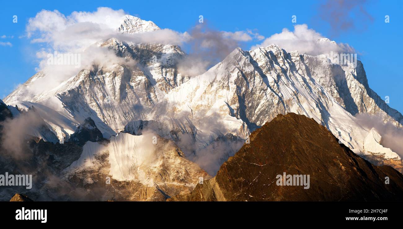 Panoramic View From Top Of Everest
