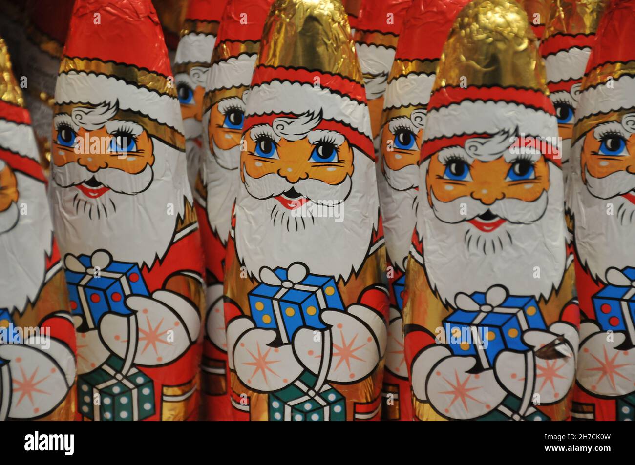 Copenhagen/Denmark./22 November 2021/ Christmas santa display for sale ...