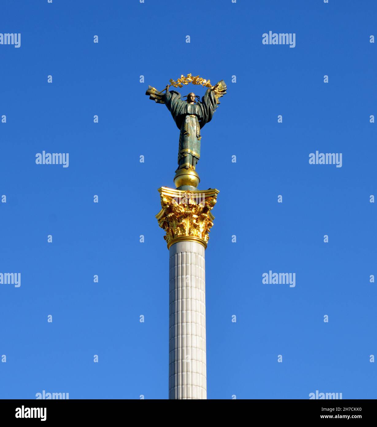 Independence statue in the capital of Ukraine - Kiev Stock Photo - Alamy