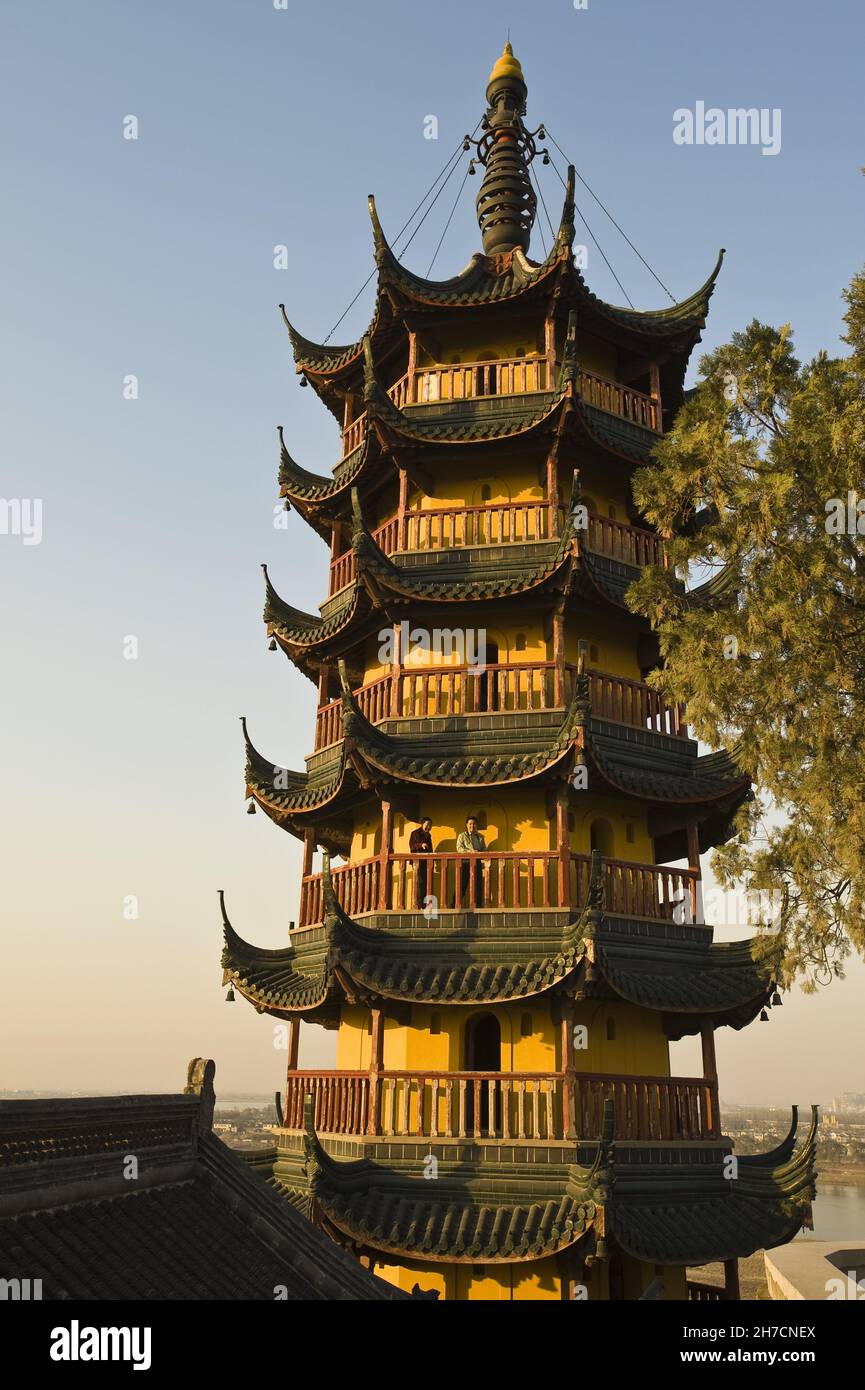 Jinshan Temple (Golden Hill Temple), China, Zhenjiang Stock Photo - Alamy