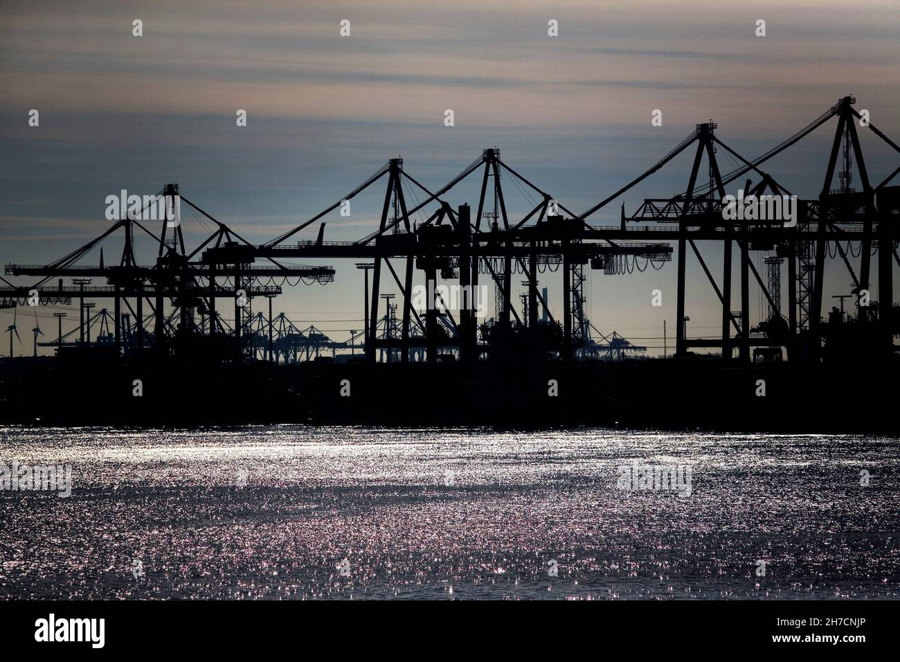 Hamburg container terminal hi-res stock photography and images - Alamy