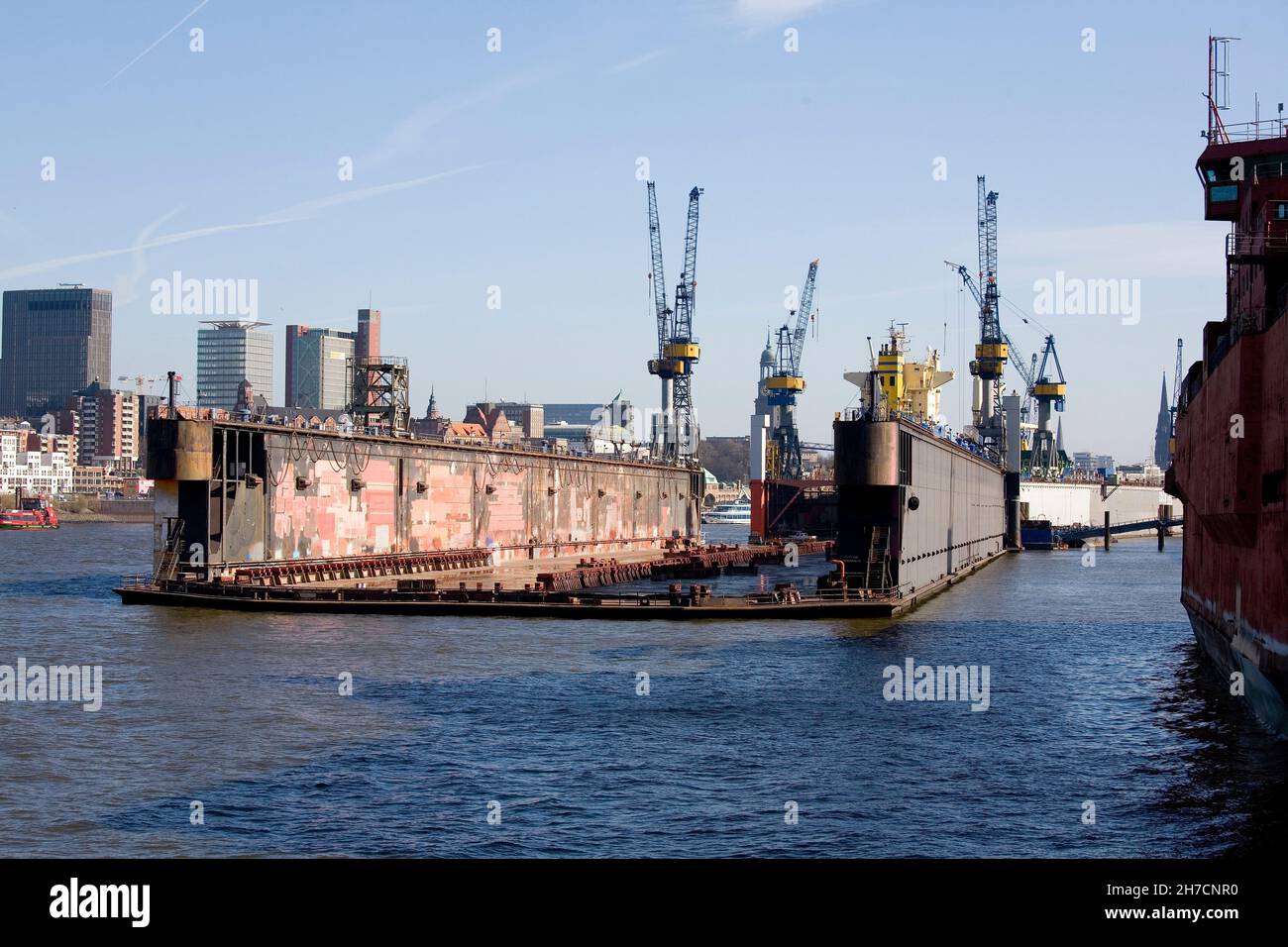 Dry Docks Of The Hamburg Shipyard High Resolution Stock Photography and ...