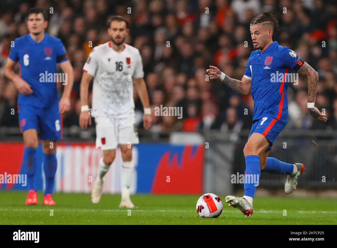 Kalvin Phillips of England - England v Albania, FIFA 2022 World Cup ...
