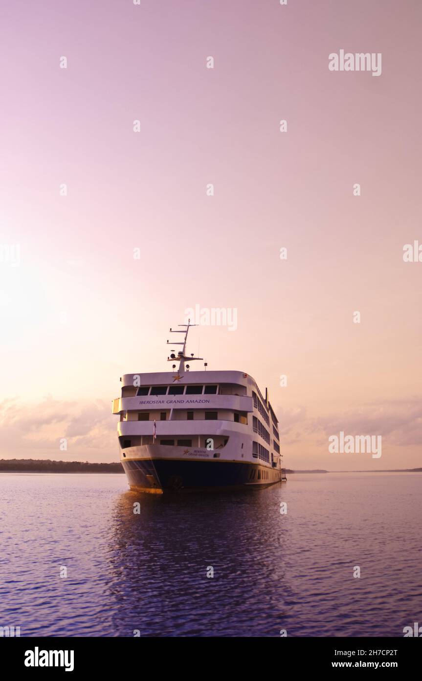 Iberostar Grand Amazon Cruise Ship on the Amazon River, Brazil, Amazon ...