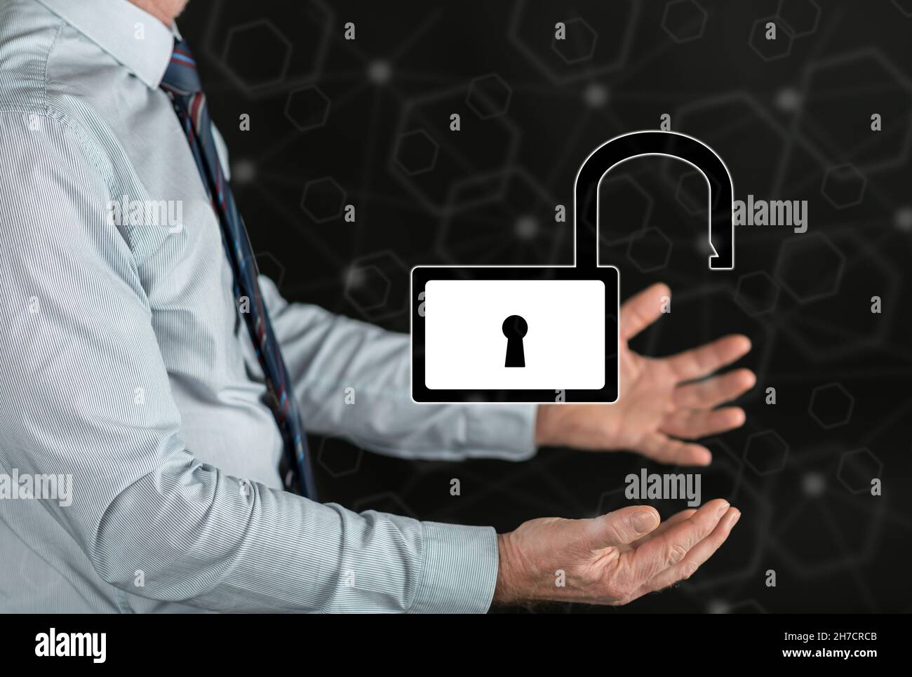 3d man padlock security hi-res stock photography and images - Alamy