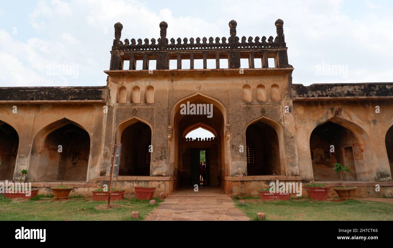 Islamic Mahal Entry, Gandikota, Kurnool, Andhra Pradesh, India Stock ...