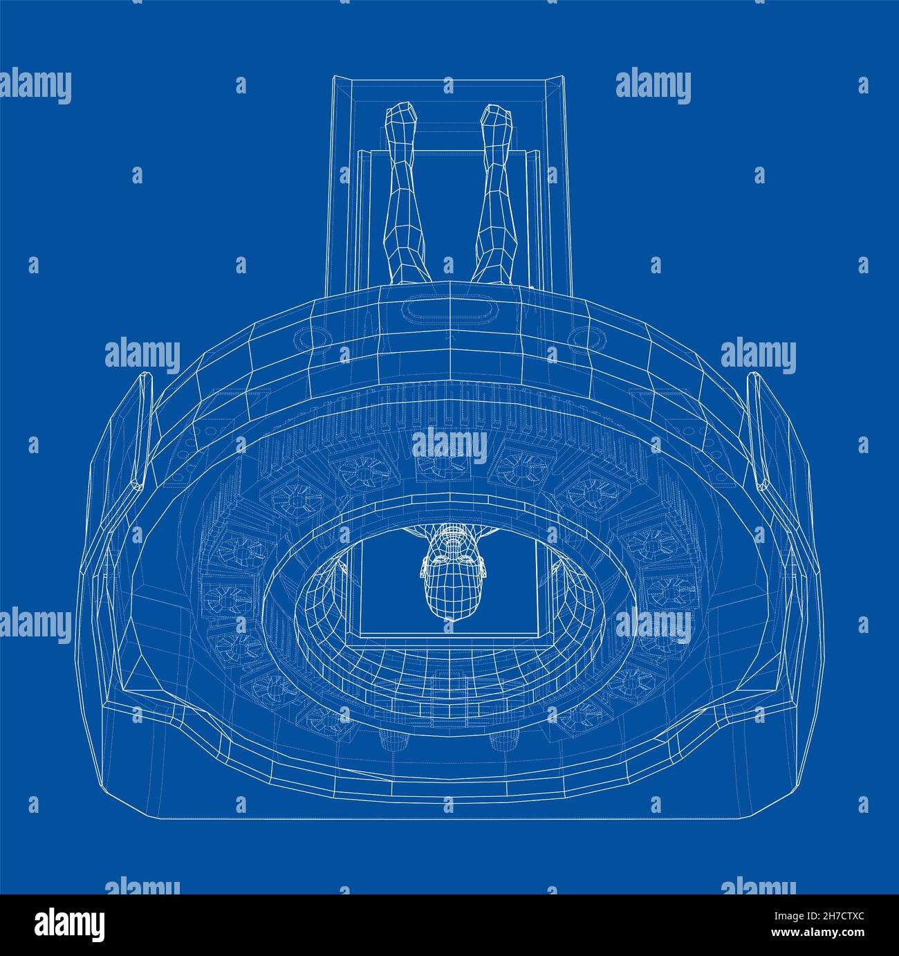 MRI machine scanning patient inside Stock Photo - Alamy
