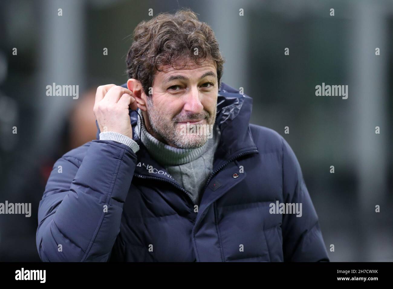 Former player Ciro Ferrara looks on during the Serie A match between Fc ...