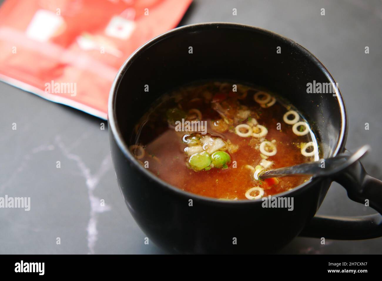 Instant cup soup in hi-res stock photography and images - Alamy
